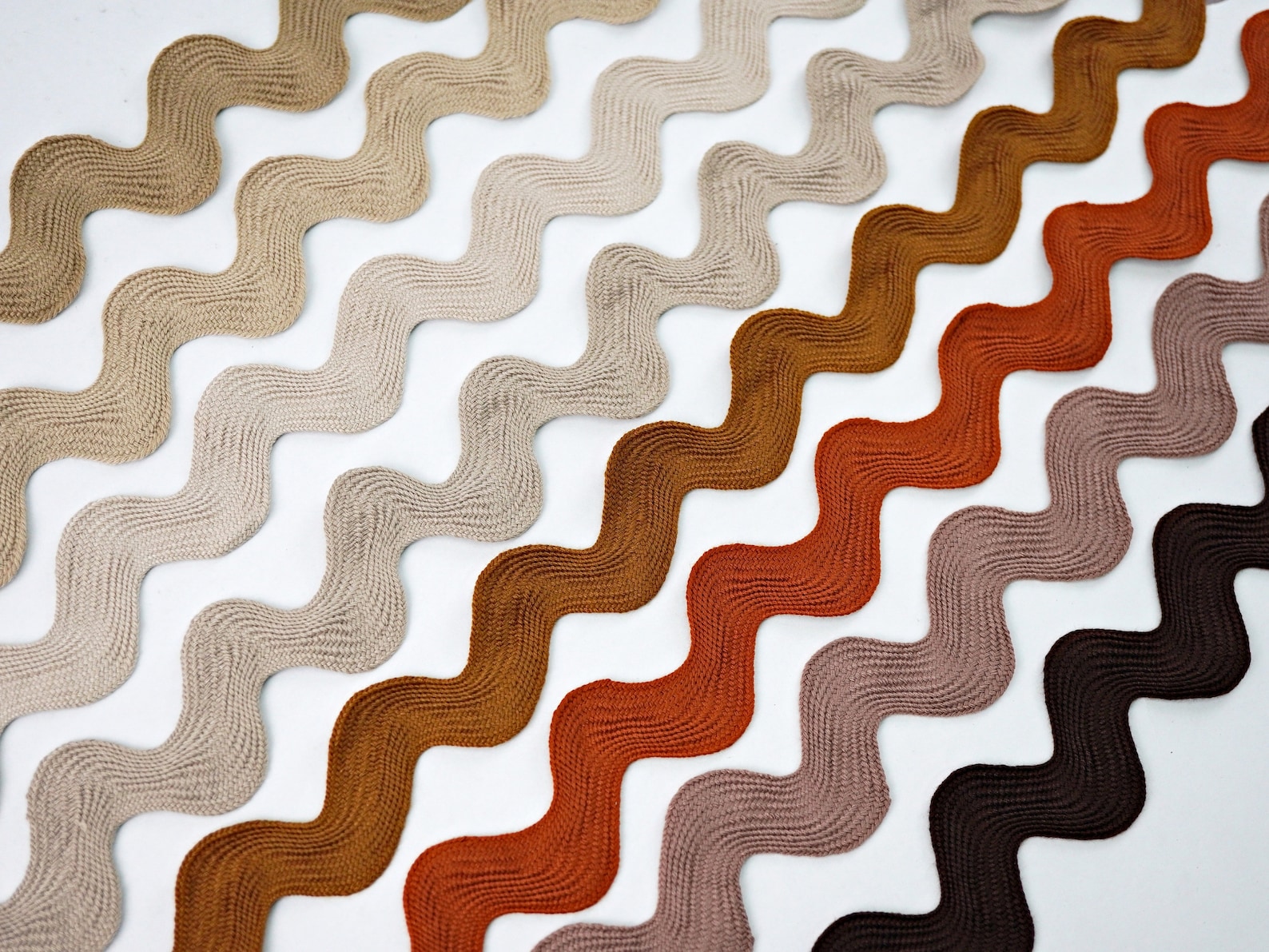 5 Yards Brown Jumbo Rick Rack Trim Brown Rick Rack Jumbo Ric - Etsy