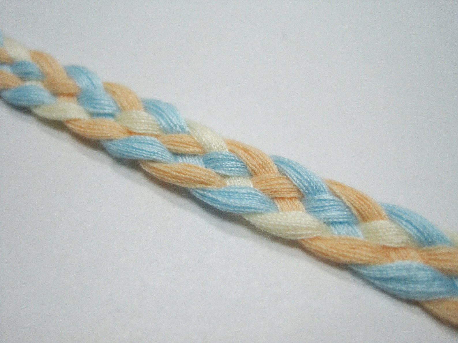 5 Yards Braided Trim Multicolored Trim Flat Braided Cord - Etsy