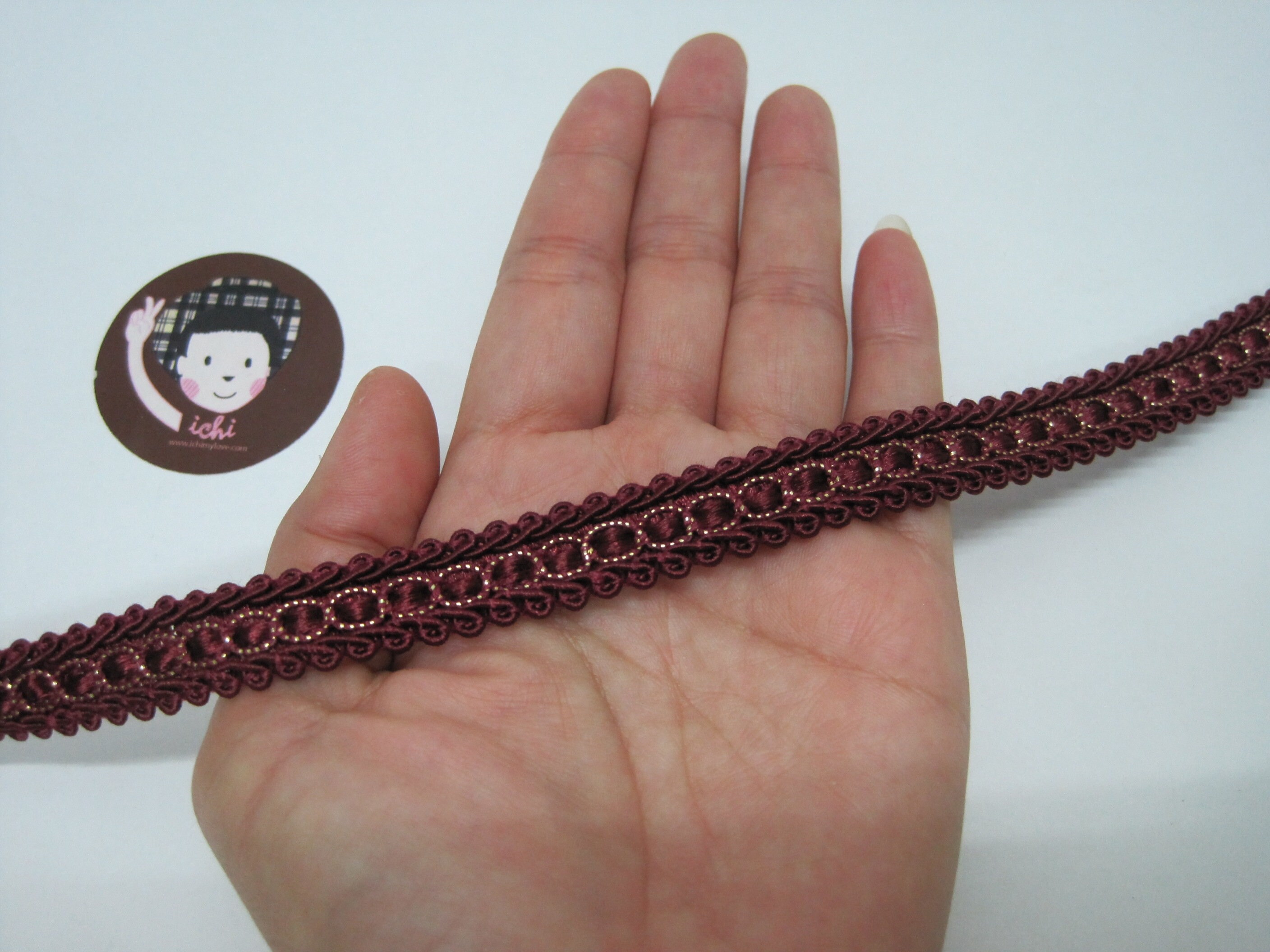 5 Yards 1/2 Burgundy Gimp Braid Trim Gimp Braid | Etsy