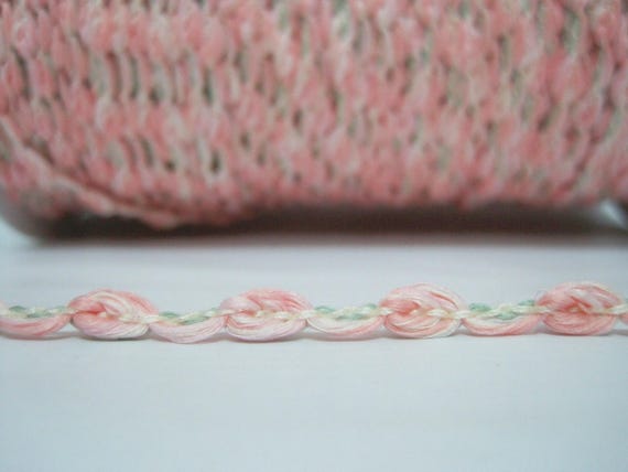 5 Yards Soft Pink Flower Braided Pink Ribbon Wholesale | Etsy