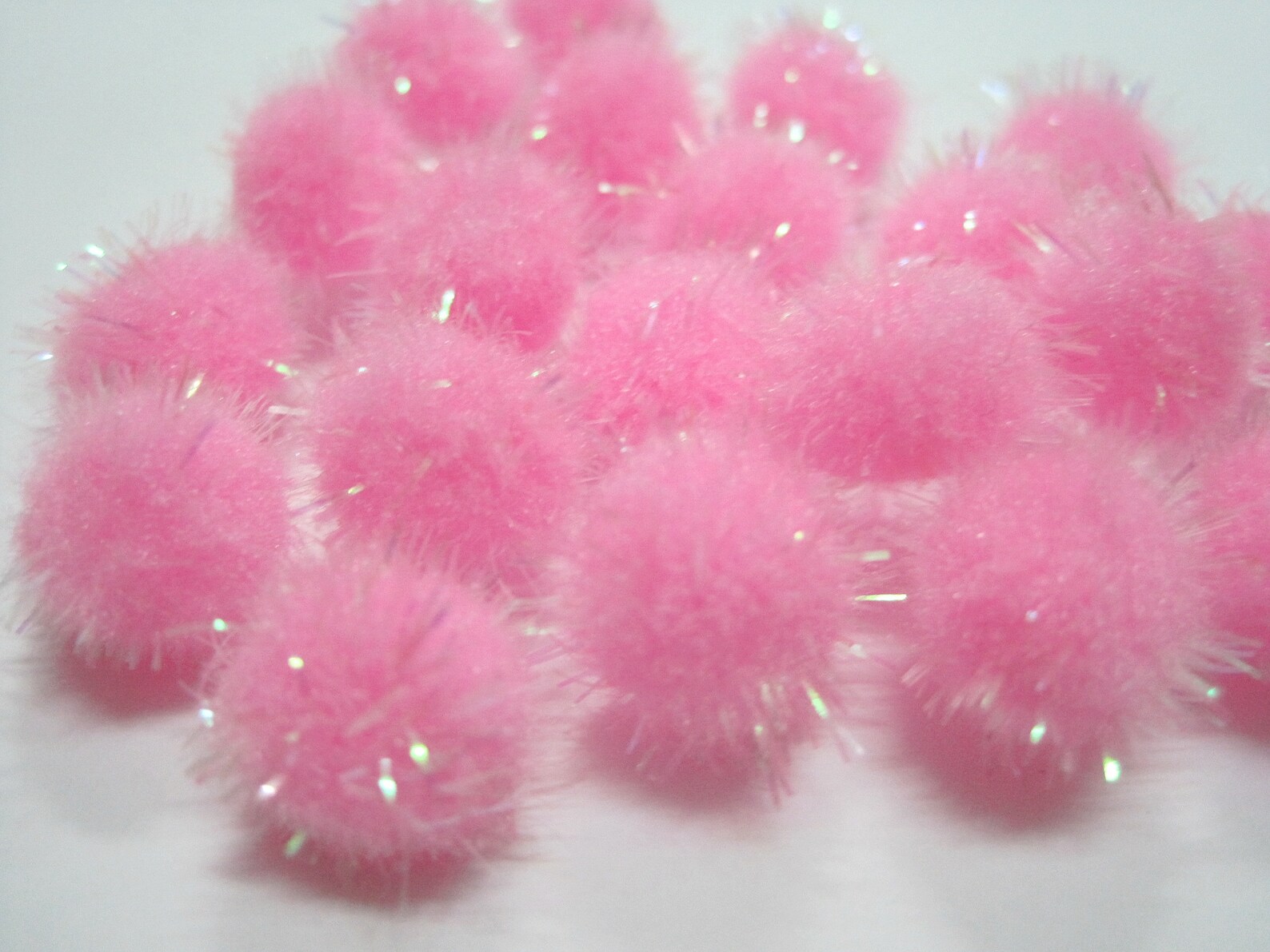 20 Pcs 3/8 Pom Pom Pink Pom Poms Wholesale Pom Poms - Etsy