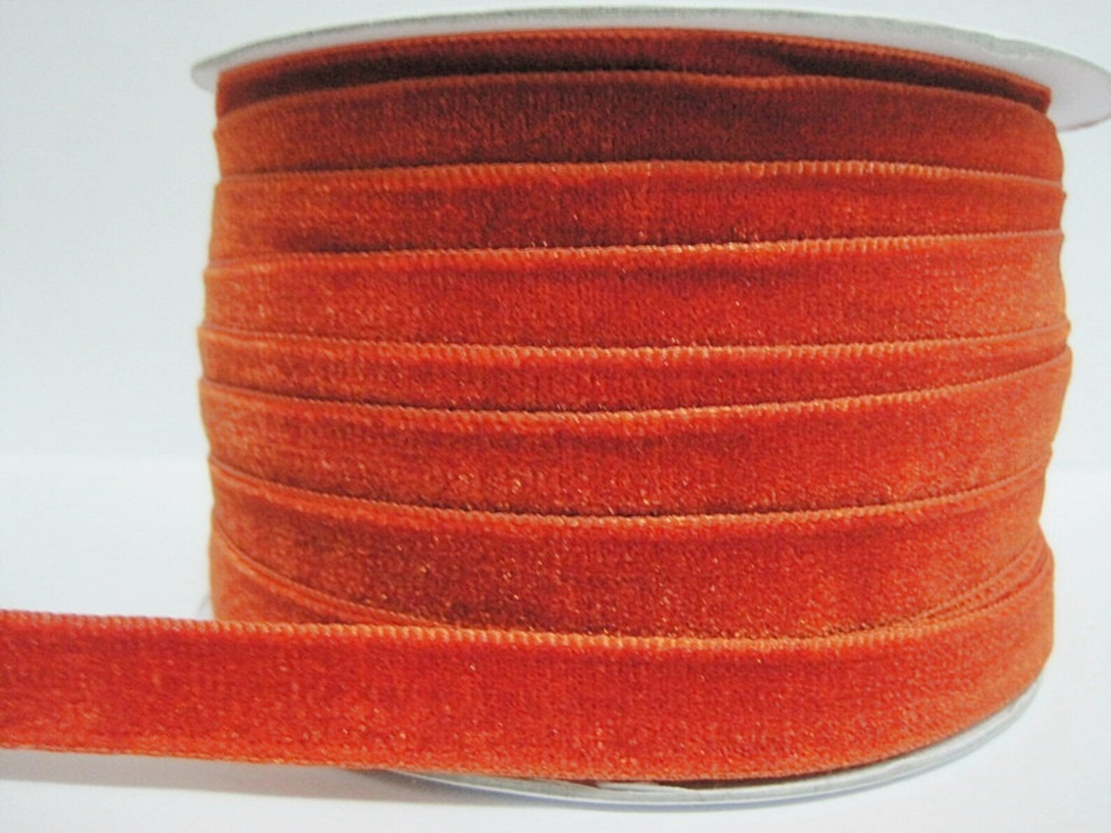 5 Yards 1/2 Tangerine Velvet Ribbon Orange Velvet - Etsy