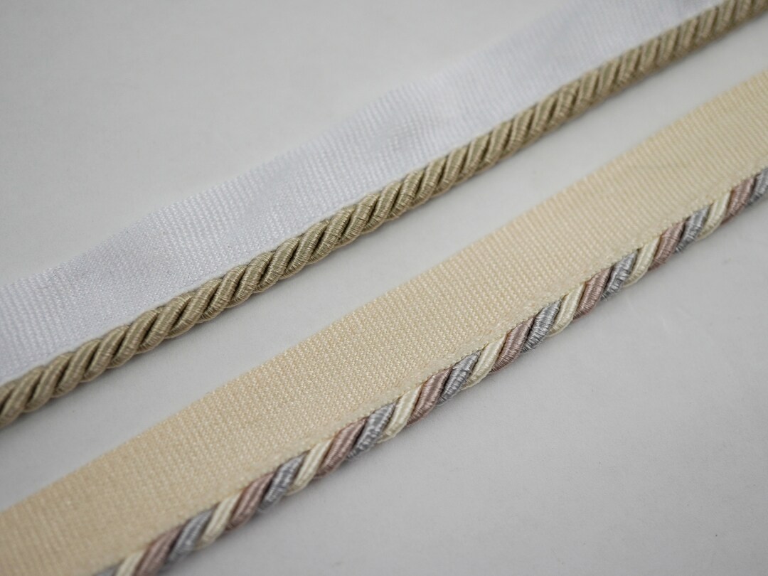 5 Yards Brown Lip Cord Piping, Brown Lip Cord, Edge Piping, Decorative ...