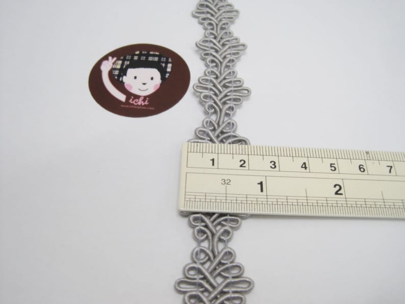 5 Yards 3/4 Silver Braid Trim Silver Gimp Braid - Etsy
