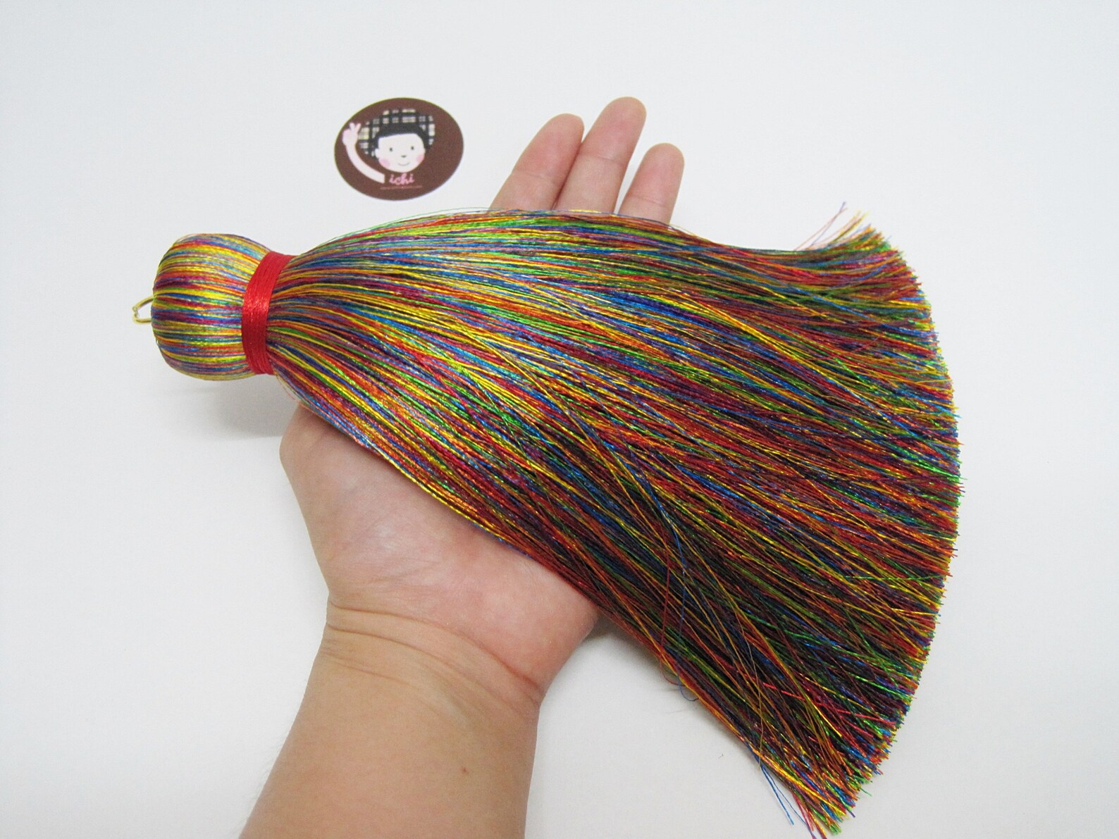 1 Piece Rainbow Jumbo Tassel, Large Tassel - Etsy