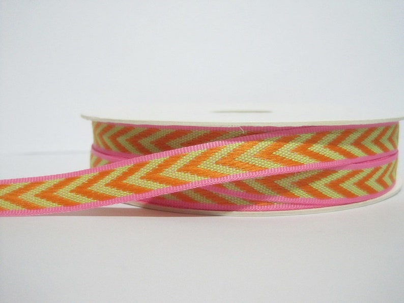 5 Yards Chevron Ribbon SELECT COLOR Colorful Chevron Ribbon | Etsy