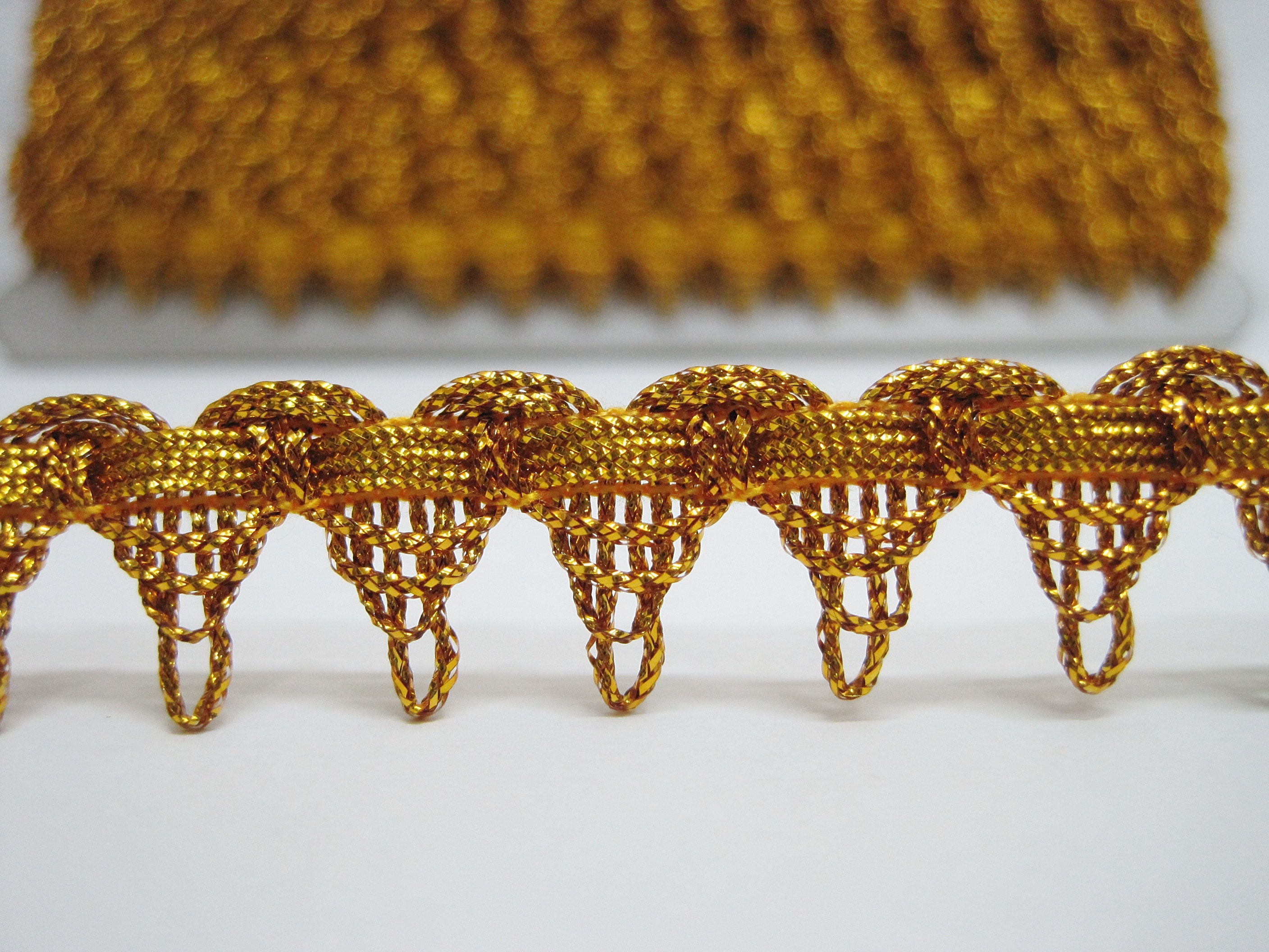 5 Yards 5/8 Dark Gold Metallic Braided Trim Gimp Braid | Etsy