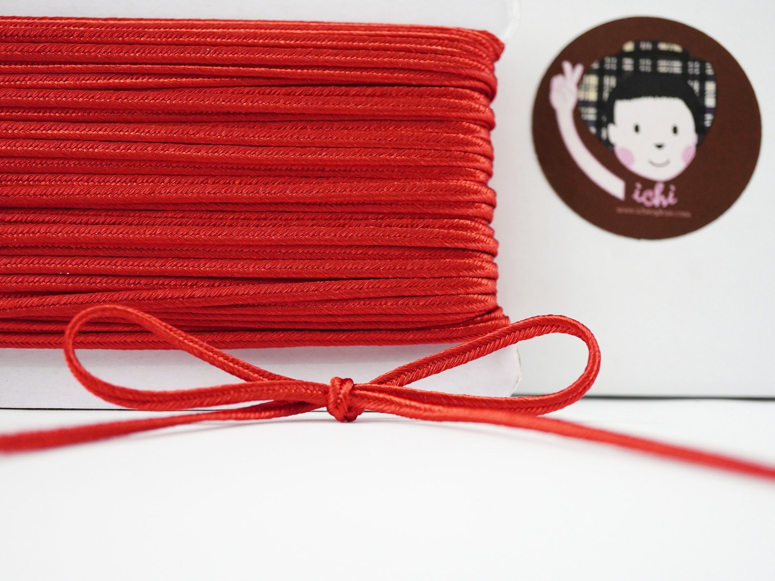 5 Yards 3 Mm Red Soutache Braid Braided Cord Soutache Cord - Etsy