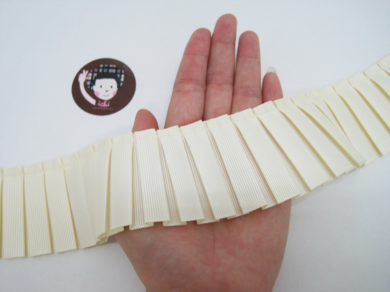 1 Yd 2 Cream Grosgrain Box Pleated Trim Box Pleated - Etsy