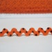 5 Yards Orange Polka Dot Mini Rick Rack Trim, Ric Rac, Rick Rack ...
