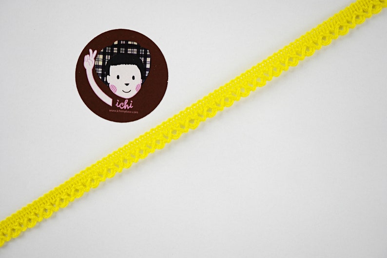 5 Yards Bright Yellow Lace Trim Lace Trim Lace Trim Ribbon - Etsy