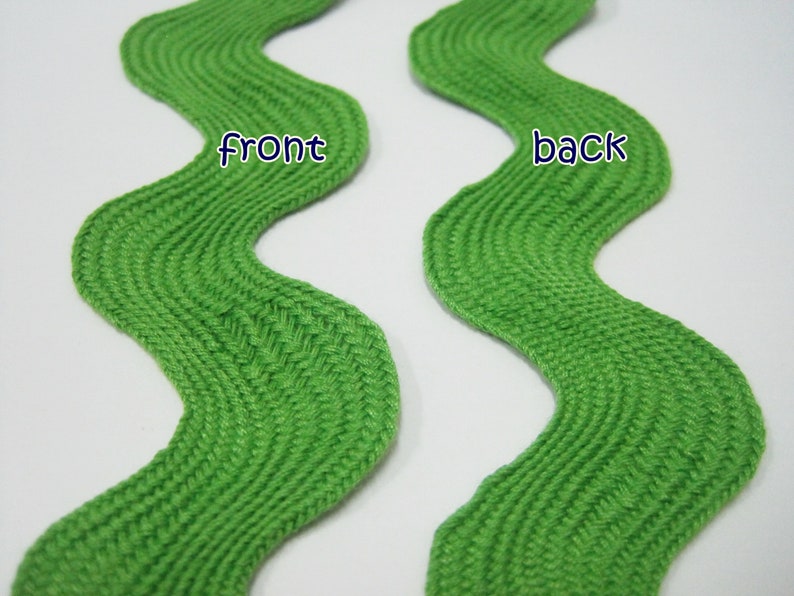 5 Yards Green Jumbo Rick Rack Trim Mint Rick Rack Jumbo Ric | Etsy
