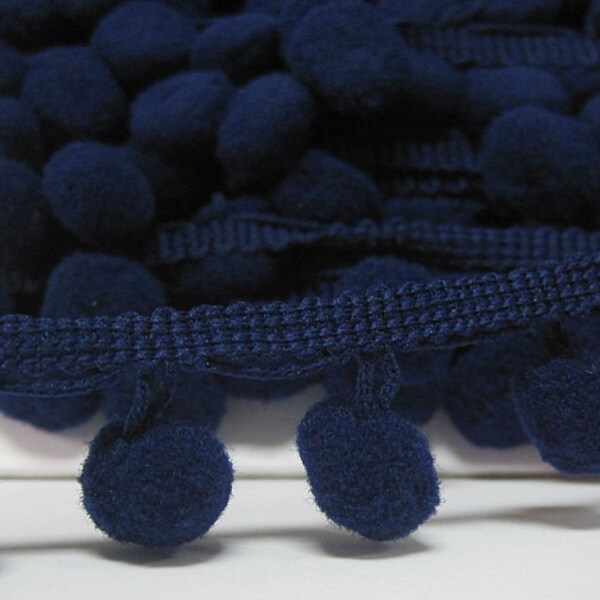 Blue Pom Pom Trim - Etsy