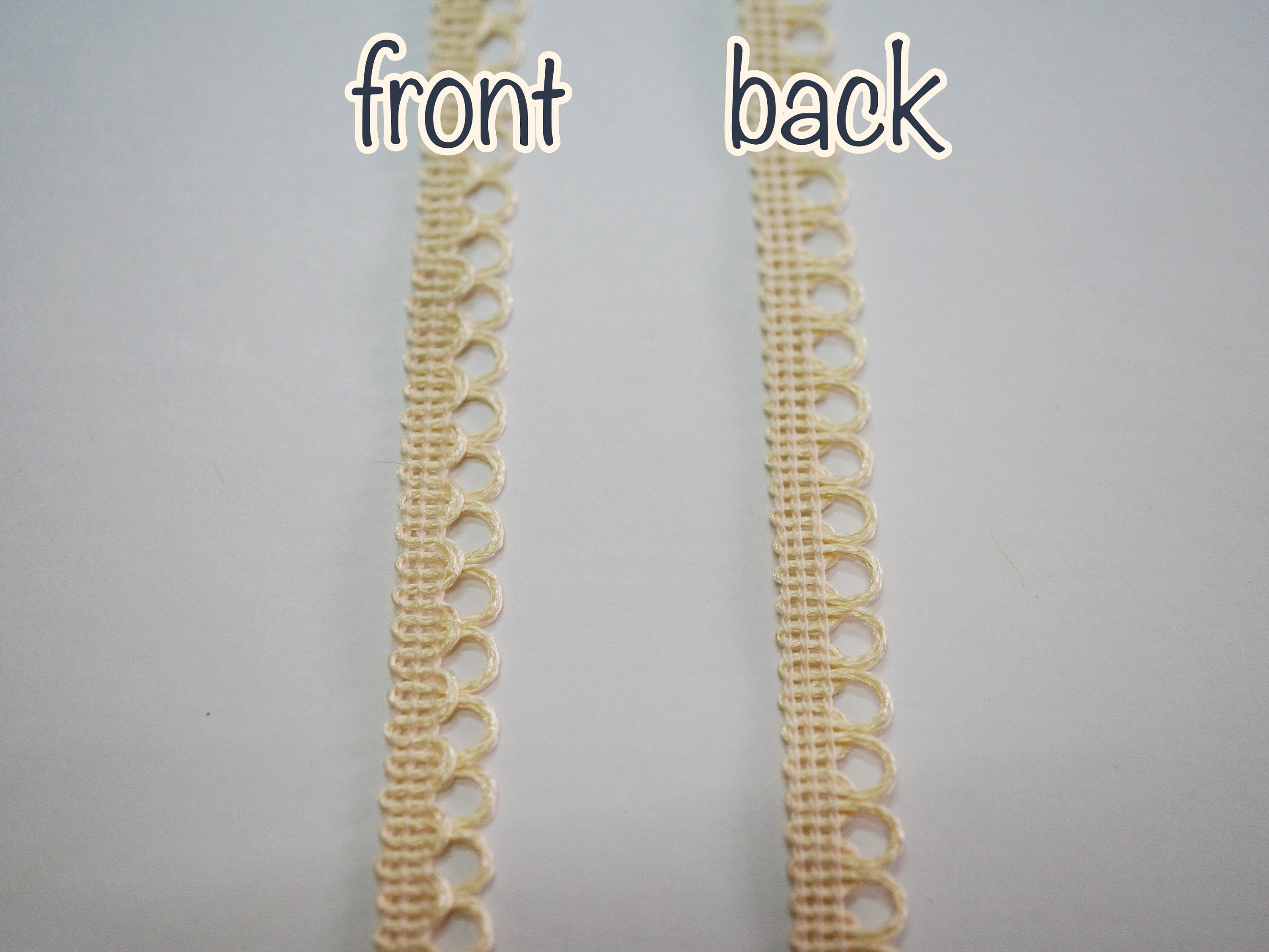 5 Yards Vanilla Loop Trim, Cream Loop Trim, Wholesale Trim, Looped Trim ...