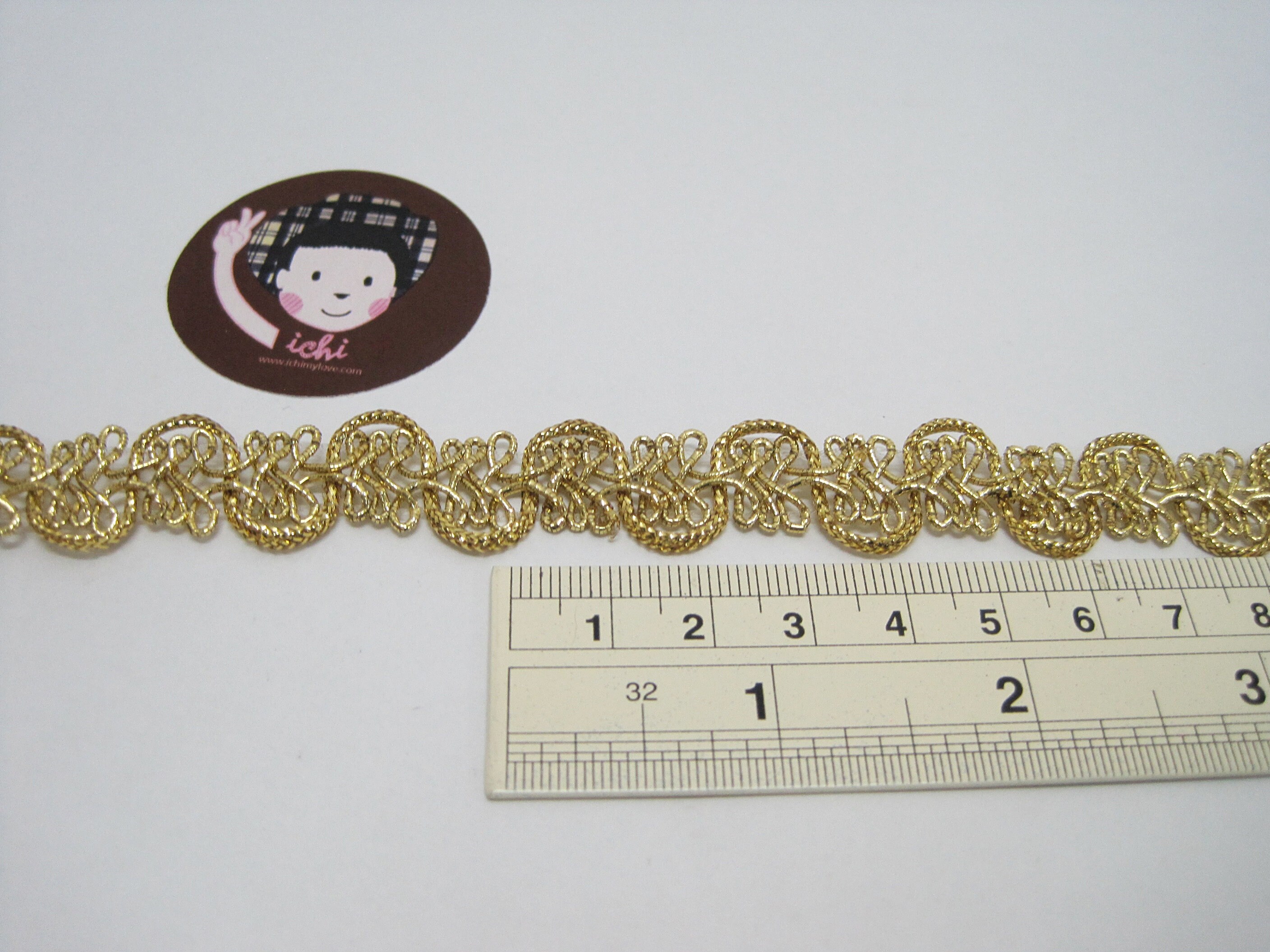 5 Yards 5/8 Light Gold Braided Trim Gimp Braid Braided | Etsy