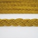 5 Yards 1/4 Classic Gold Braided Trim, Braided Gimp Trim, Scroll Braid ...
