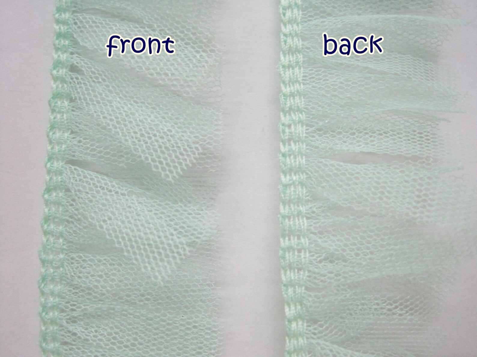 5 Yards Mint Tulle Trim Chiffon Ruffle Trim Ruffle Trim - Etsy