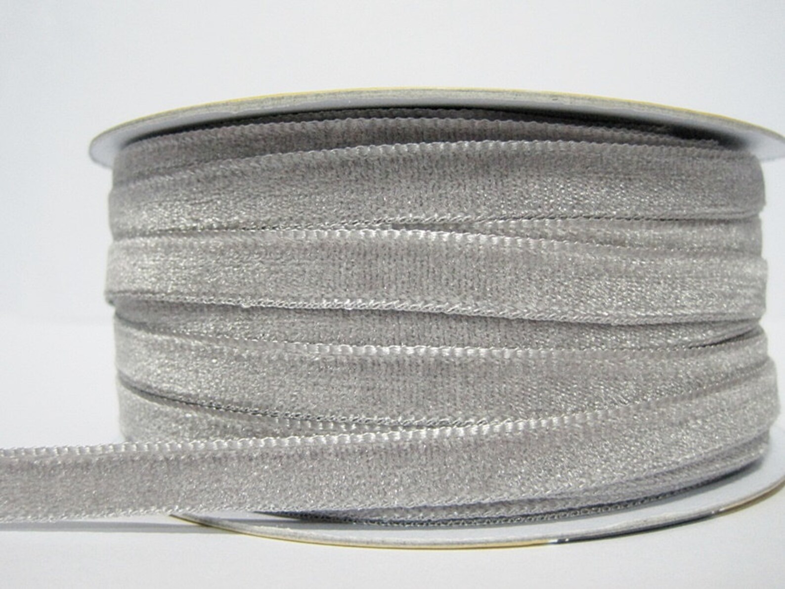 5 Yards 3/8 Silver Velvet Ribbon Silver Ribbon Ribbon - Etsy