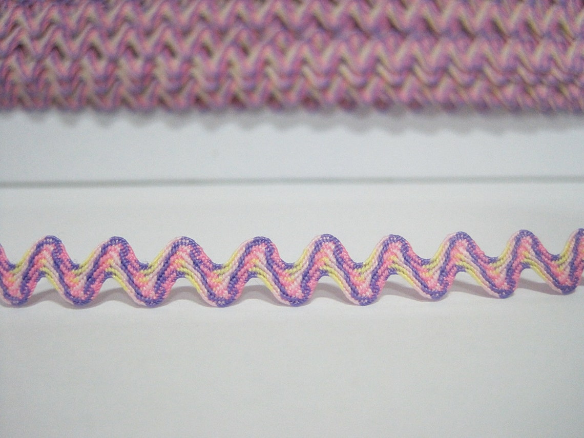 5 yards Rick Rack Trim Multicolored trim Colorful trim Ric | Etsy