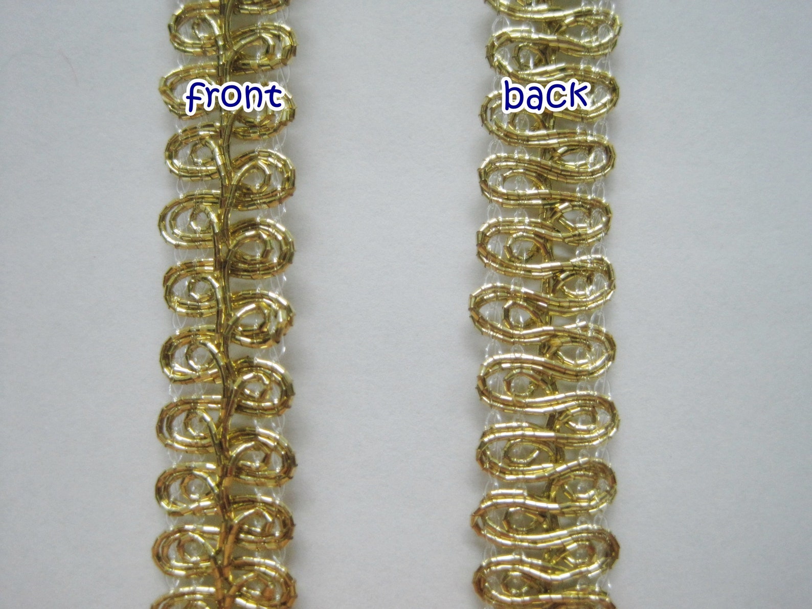 5 Yards 3/8 Light Gold Gimp Braided Trim Gimp Braid | Etsy