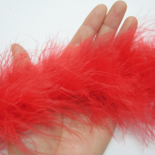 Red Feather Trim - Etsy