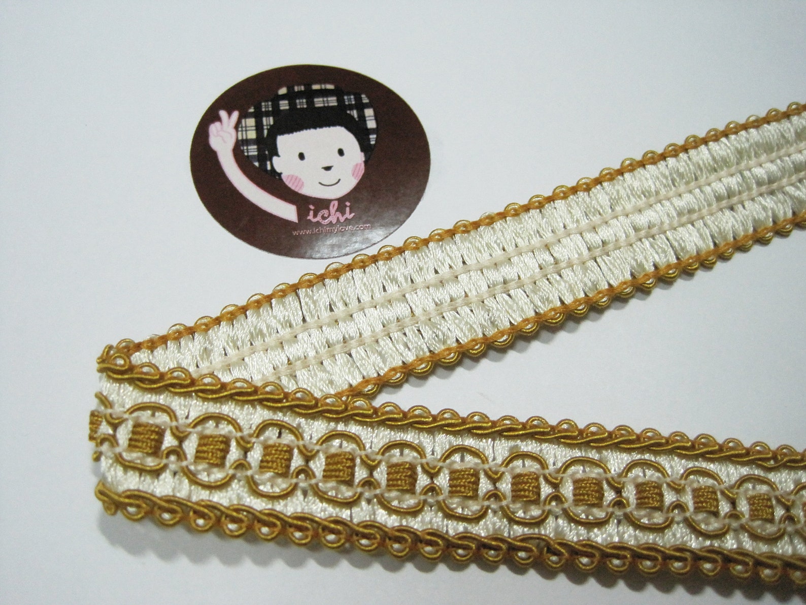 5 Yards 3/4 Braid Trim Classic Gold Braid Trim Gimp | Etsy