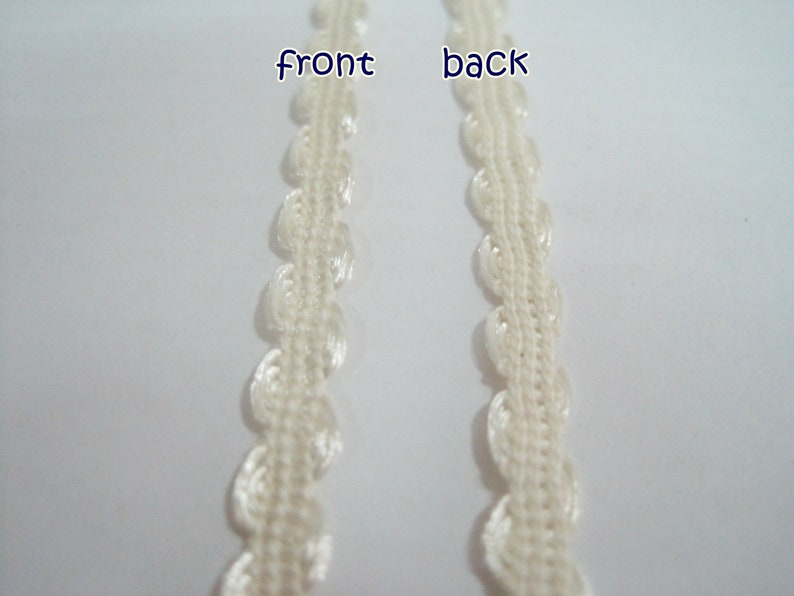 5 Yards 1/4 Cream Shiny Braid Braided Trim Braid Lace | Etsy