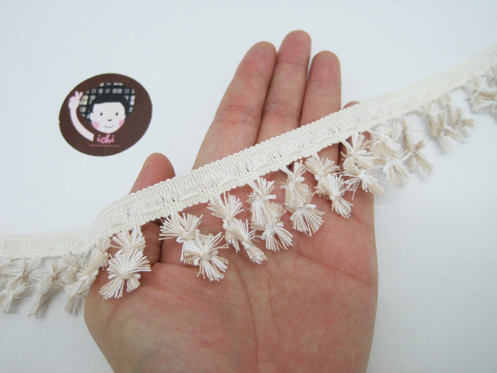 5 Yards Ivory Fly Fringe Ivory Flower Trim Flower Braid - Etsy