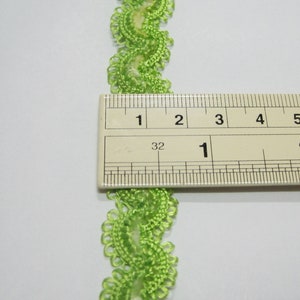 5 Yards 5/8" Lime Green Chenille Rick Rack Trim, Lime Green Rick Rack ...