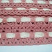 5 Yards Rose Pink Lace Trim With Vanilla Ribbon Insert, Lace Trim, Lace ...