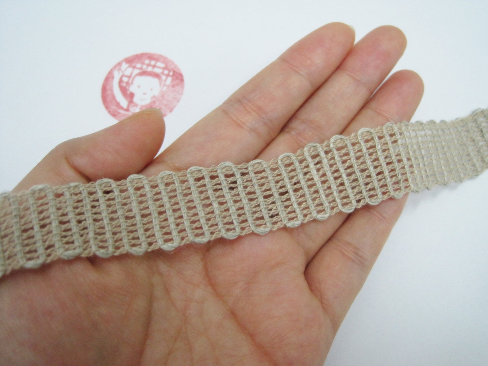 5 Yards Linen Braided Trim, Natural Trim, Wholesale Trims, Linen Lace ...