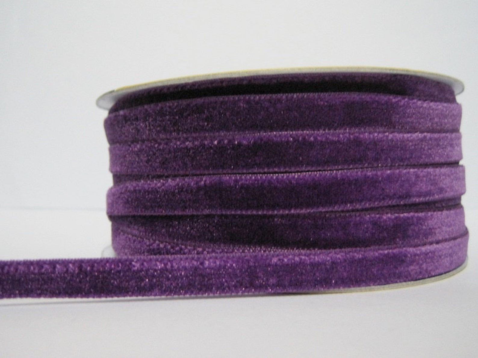 5 yards 3/8 Violet Velvet Ribbon Purple Velvet Ribbon | Etsy