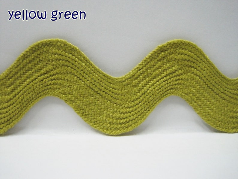 5 Yards Green Jumbo Rick Rack Trim Mint Rick Rack Jumbo Ric | Etsy
