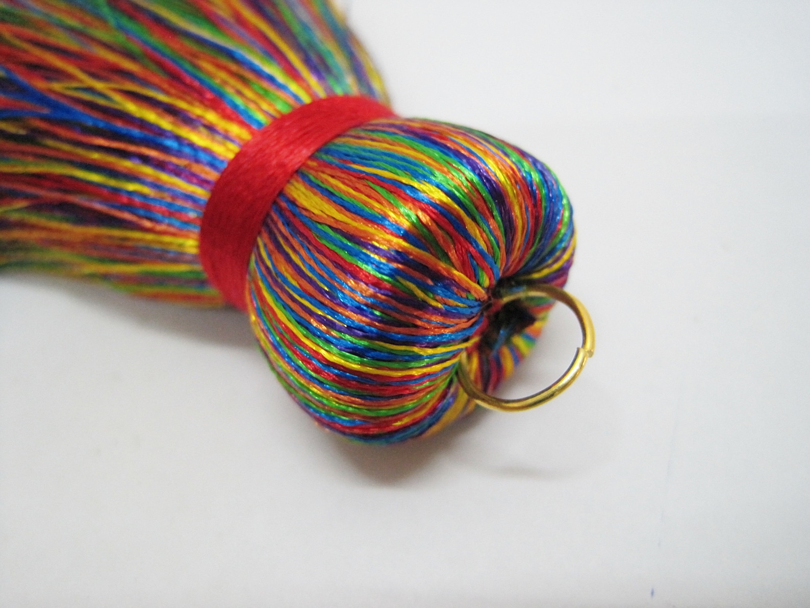 1 Pc Rainbow Big Tassel, Big Tassel, Wholesale Tassels, Jumbo Silk ...