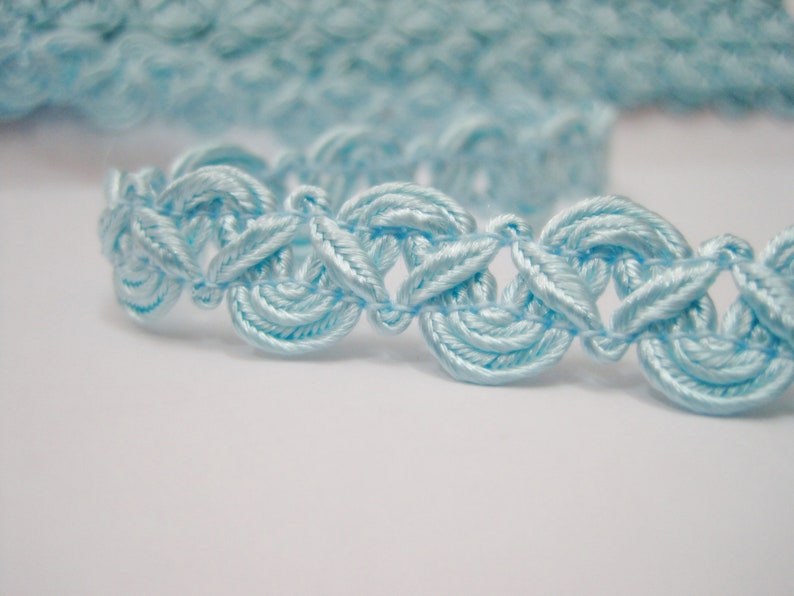 5 Yards Blue Braid Braided Trim Braided Headband Picot - Etsy