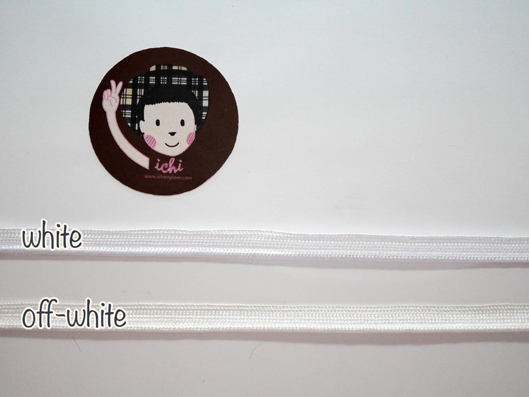 5 Yards White-black Lip Cord Piping, Edge Piping, Decorative Edging ...