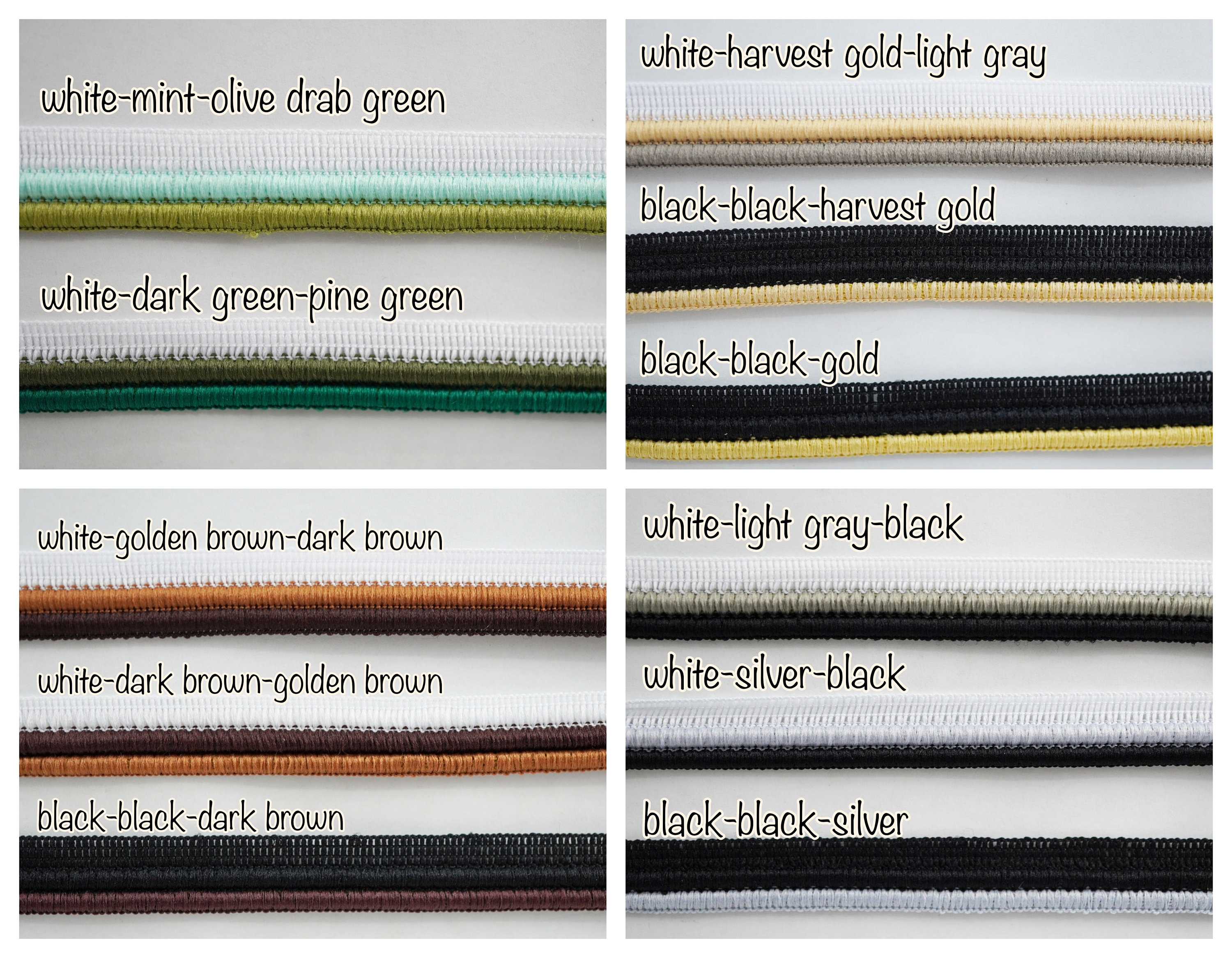 5 Yards Double Lip Cord Piping, Edge Piping, Decorative Edging ...
