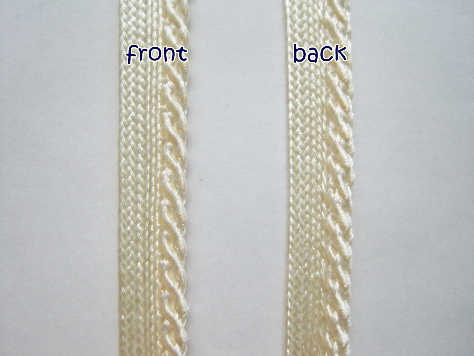 5 Yards Cream Lip Cord Piping Edge Piping Decorative Edging | Etsy