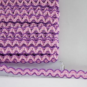 5 Yards Pink Rick Rack, Rick Rack Trim, Zig Zag Trim, Zig Zag, Ric Rac ...