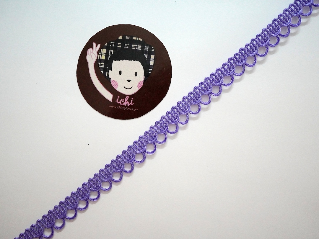 5 Yards Lavender Loop Trim, Purple Loop Trim, Wholesale Trim, Looped ...