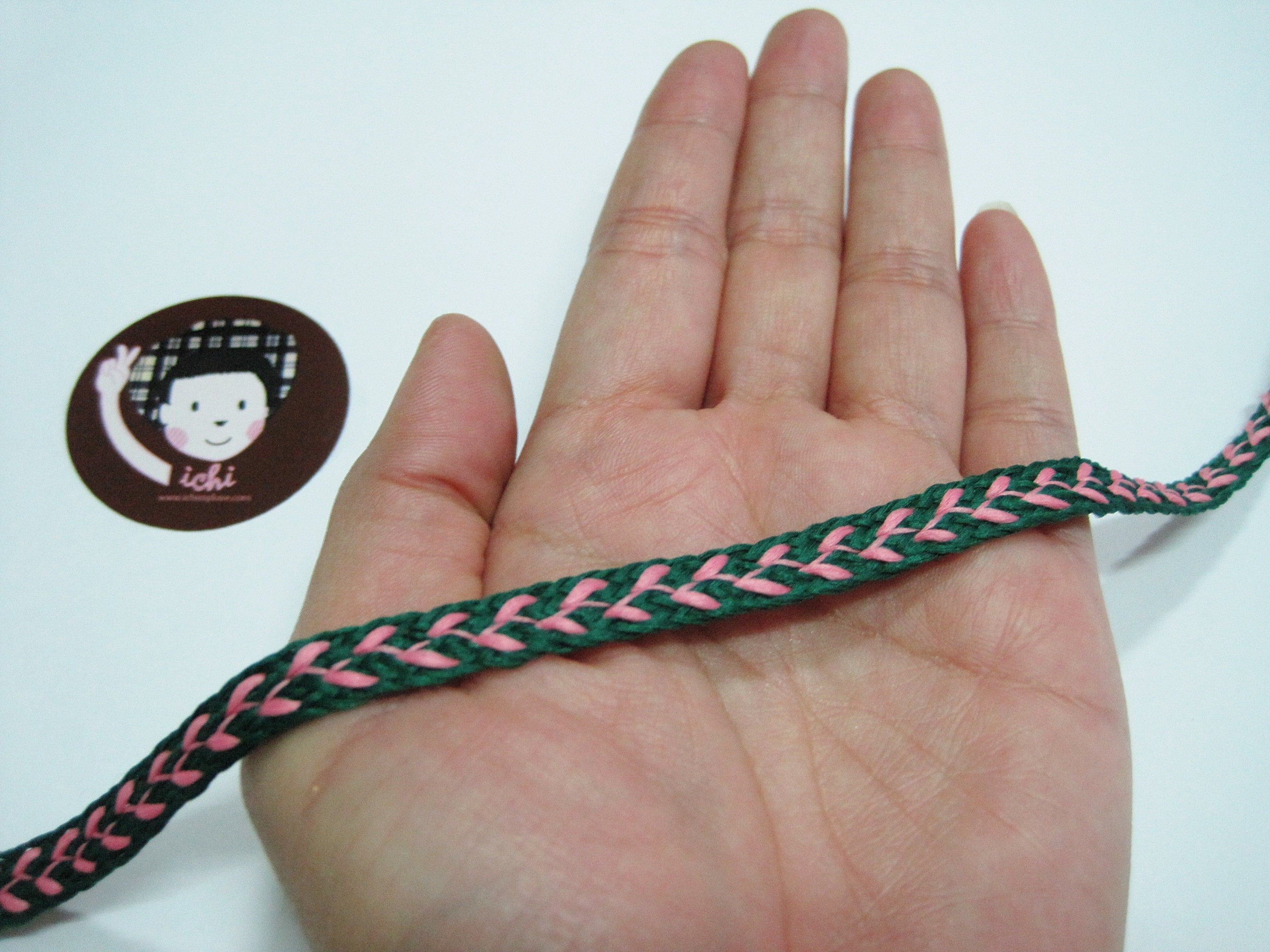 5 yards 5/16 Green Leaf Ribbon leaves trim leaf ribbon | Etsy