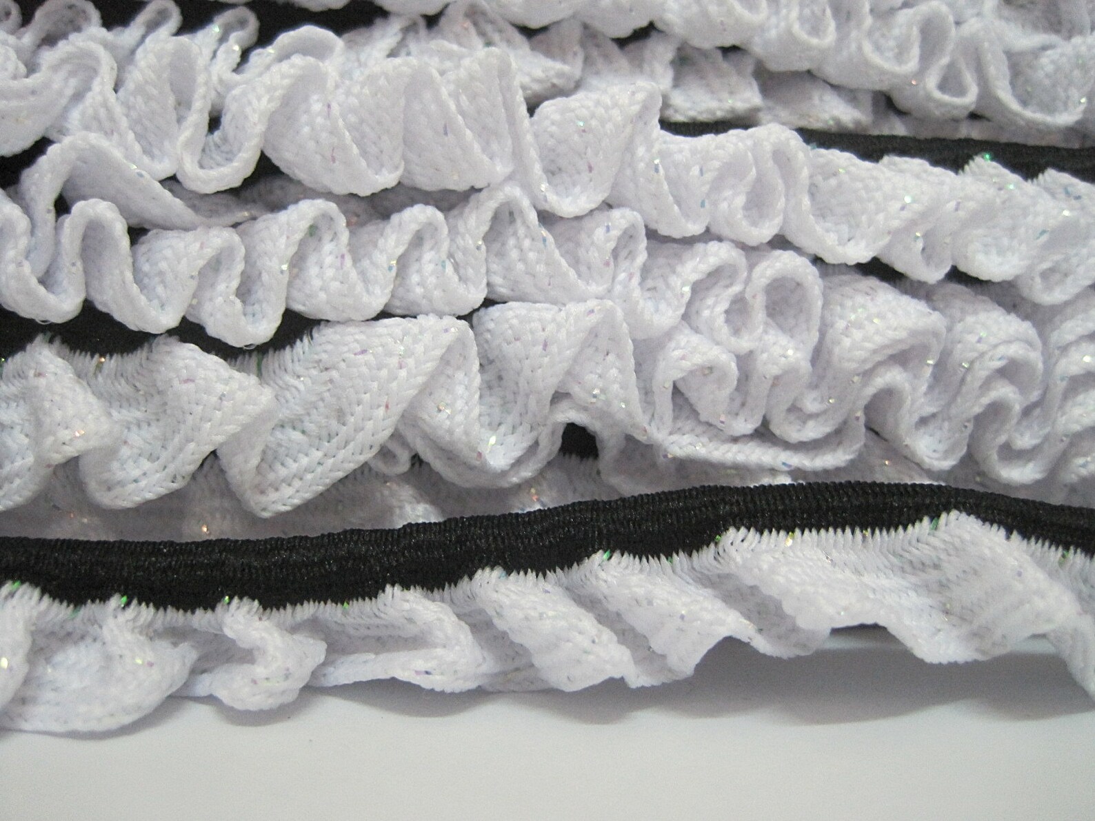 5 Yards 2 Tone Elastic Trim Ruffle Trim Elastic Trim | Etsy