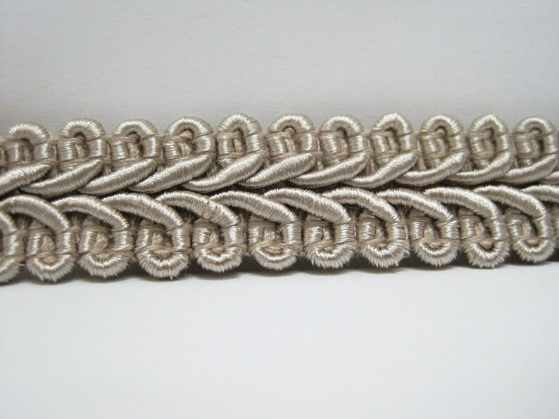 5 Yards 9/16 Warm Gray Gimp Braided Trim Gimp Braid - Etsy