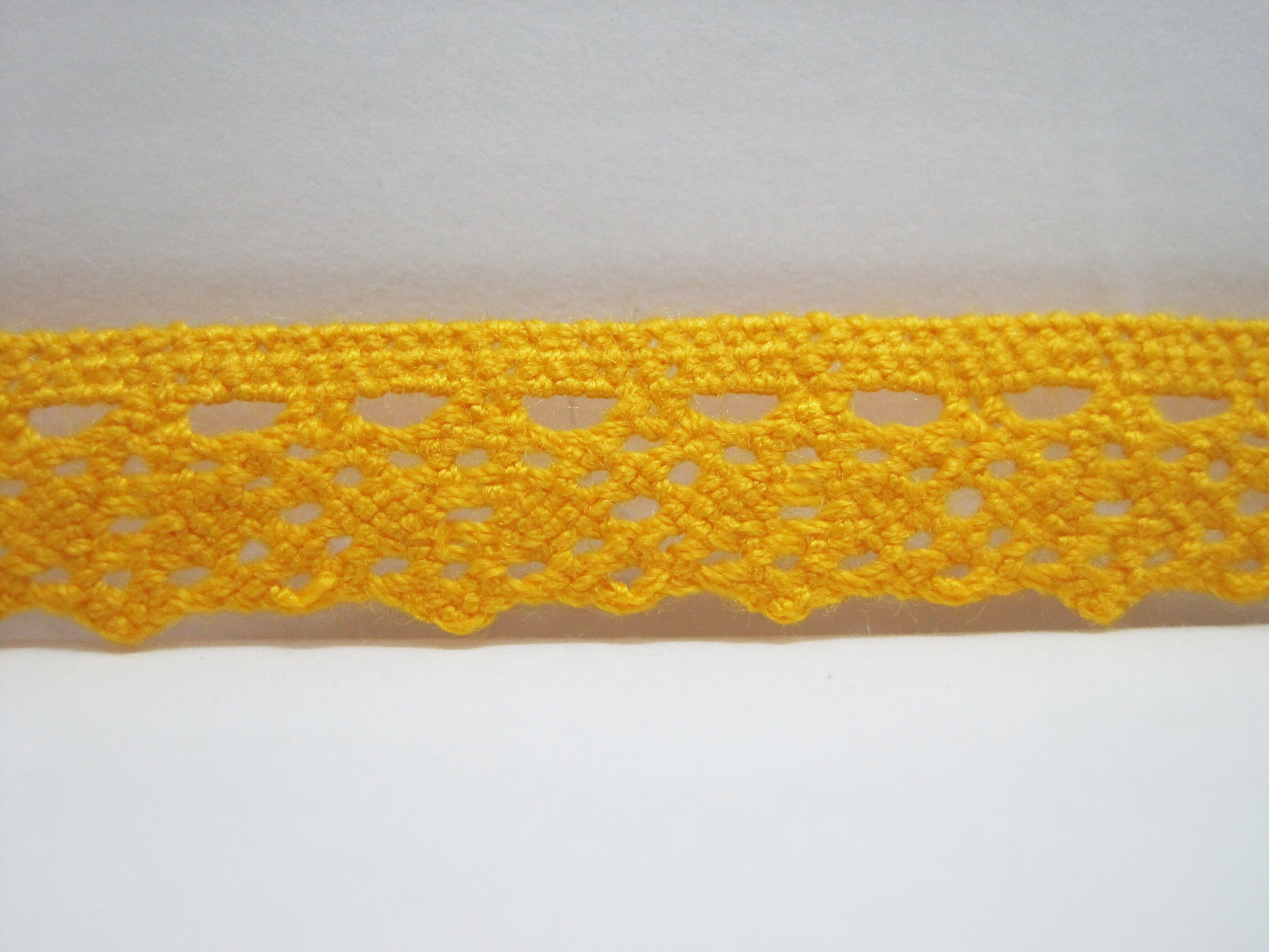 5 yards 3/8 Orange Crochet Lace Trim Lace Trim Crochet | Etsy