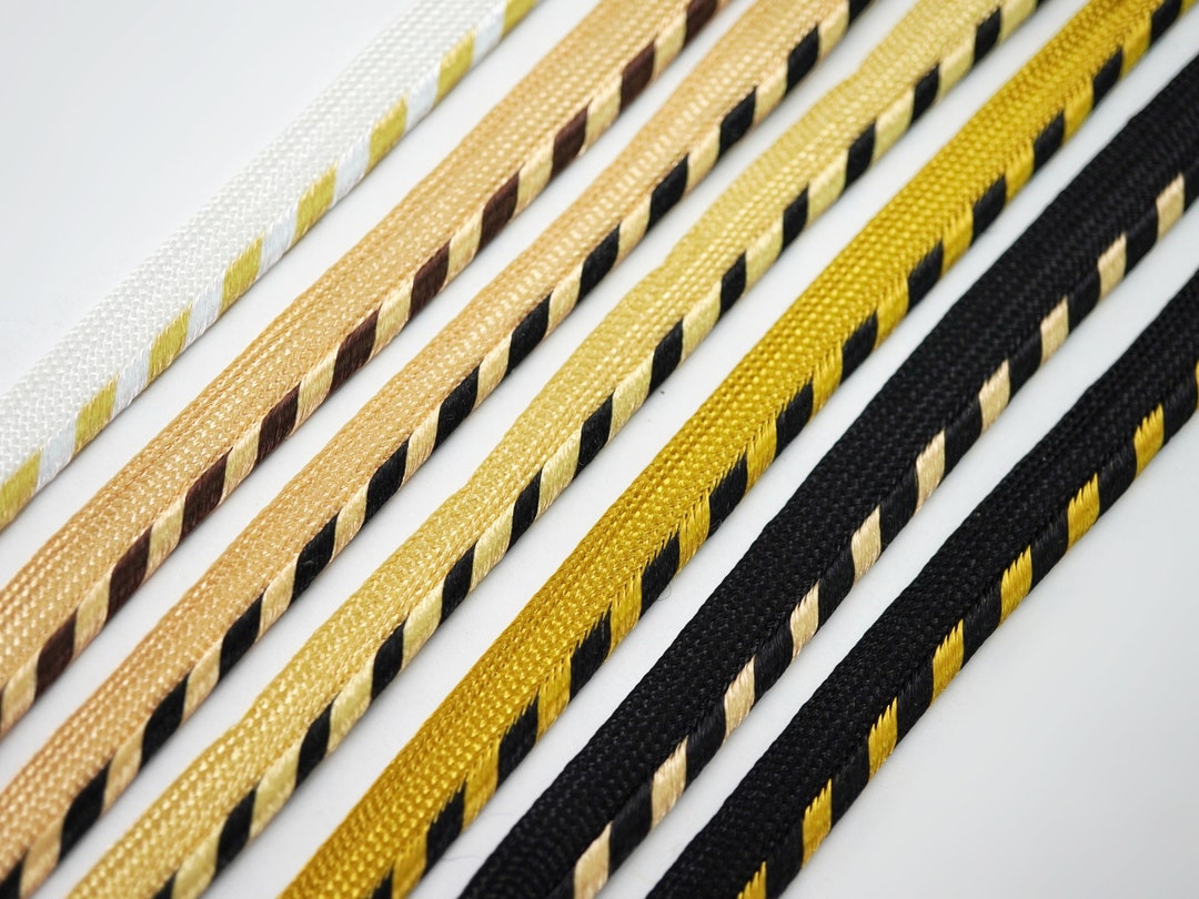 5 Yards Gold Lip Cord Piping, Edge Piping, Decorative Edging, Lip Cord ...