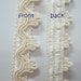 5 Yards Cream Scalloped Loop Fringe, Vintage Lace, Loop Trim, Wholesale ...