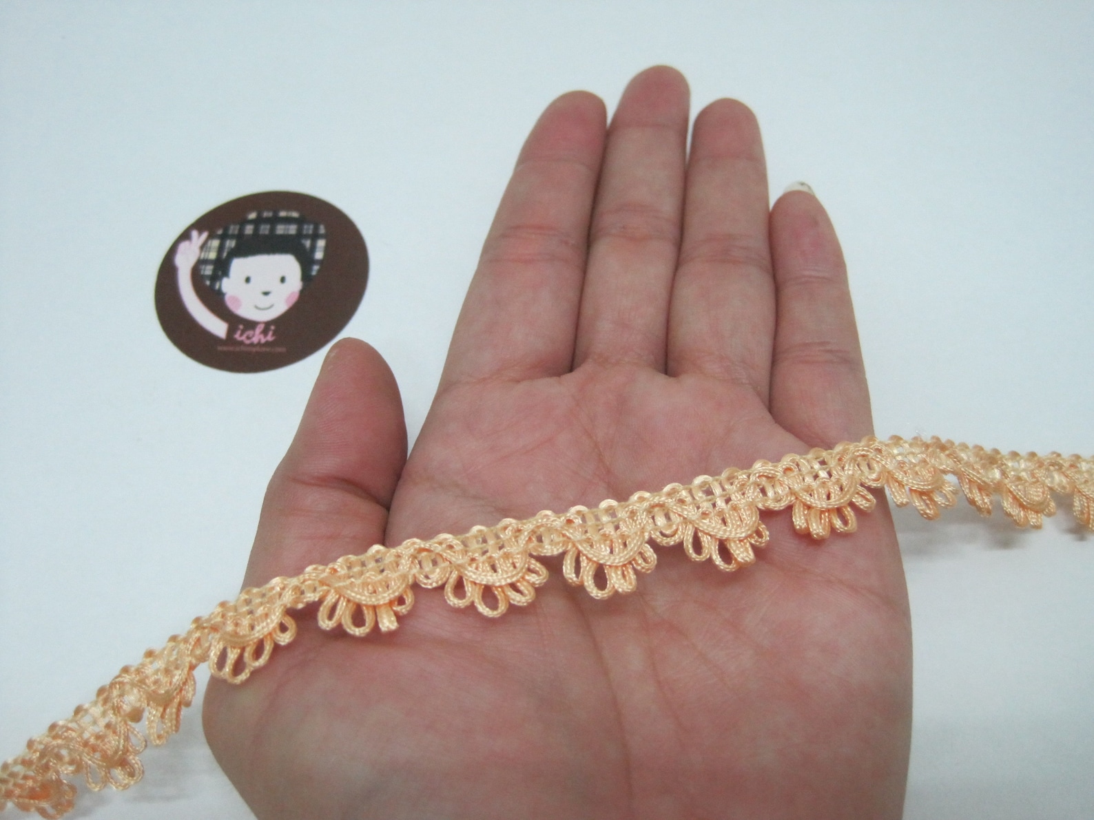5 Yards Apricot Lace Trim Orange Lace Loop Trim Wholesale - Etsy