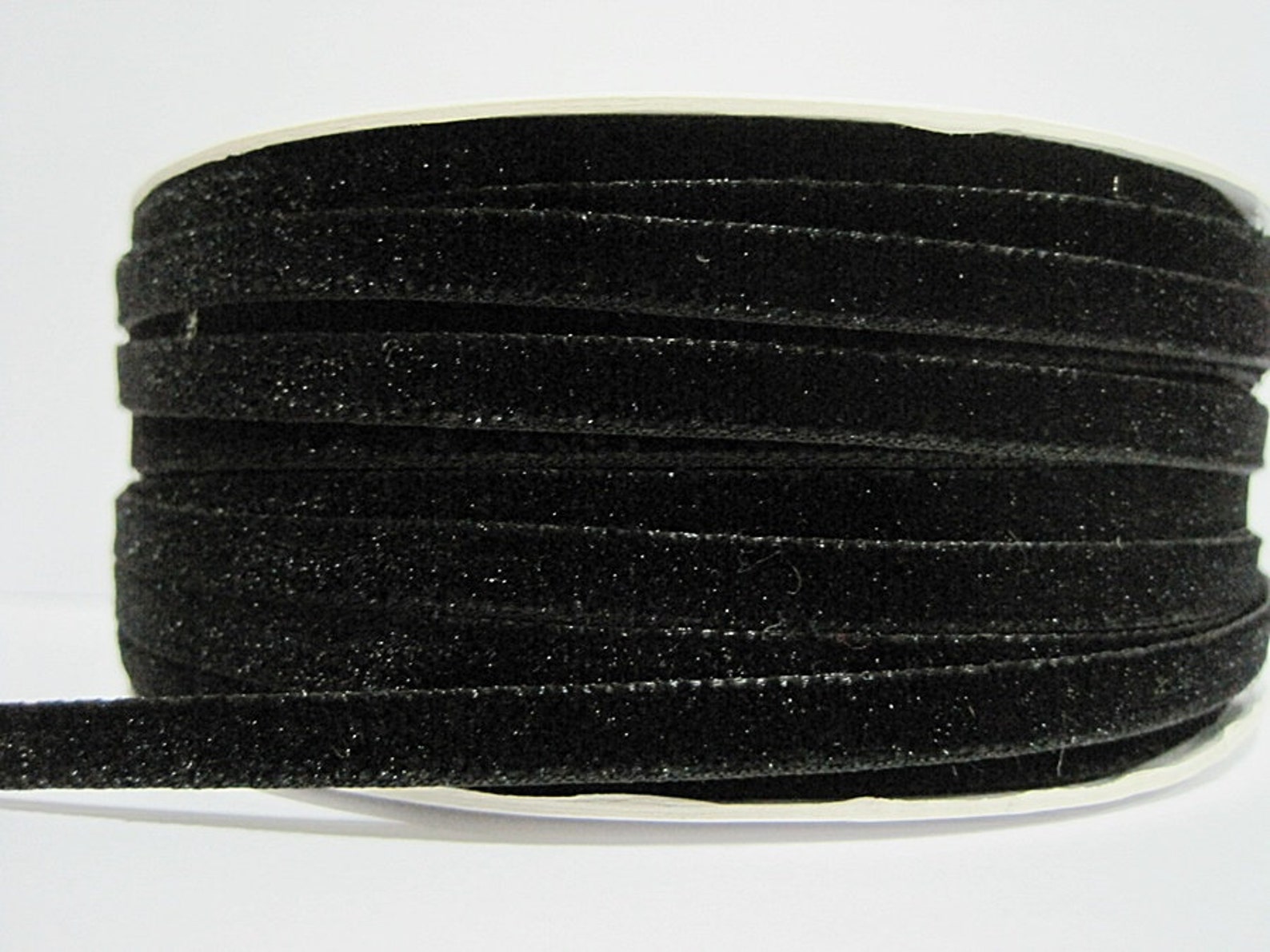 5 Yards 1/4 Black Velvet Ribbon Black Ribbon Ribbon | Etsy