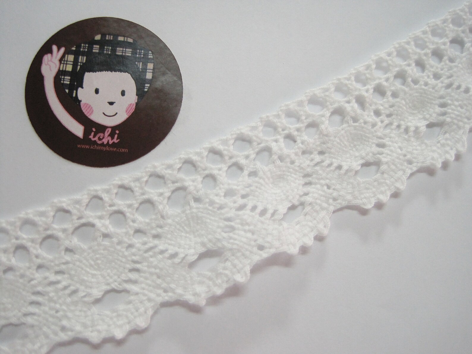 5 Yards Off-white Wide Cotton Lace Trim Crochet Lace Trim - Etsy