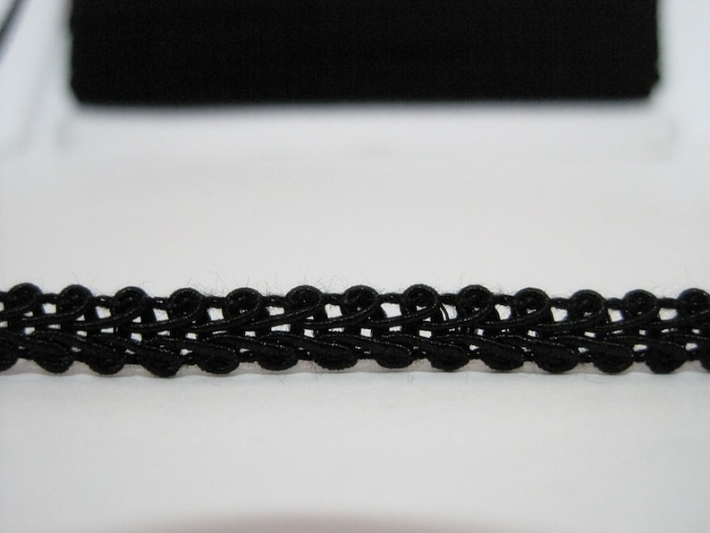 5 Yards 3/16 Black Gimp Braided Trim Gimp Braid | Etsy